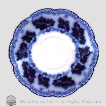 Mark with Flow Blue Pattern: NORMANDY; plate. | #863120