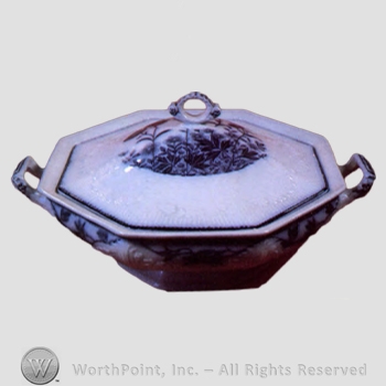 Mark with Flow Blue Pattern: SOL; covered | #863188