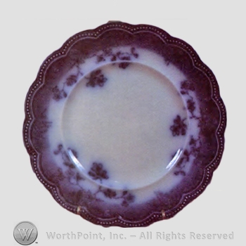 Mark with Flow Blue Pattern: ST. LOUIS; plate. | #863192