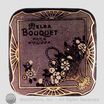 Mark with A basket of flowers and the text "MELBA | #864824