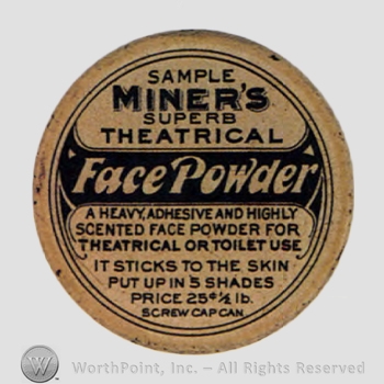 Mark with The text "MINER'S SUPER THEATRICAL Face | #864825