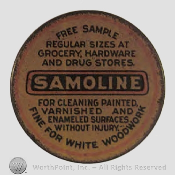 Mark with The word "SAMOLINE" and the text "FREE | #864913