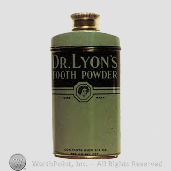 Mark with A woman and the text "DR. LYON'S TOOTH | #864934