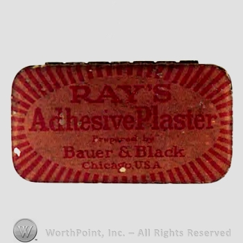 Mark with The text "RAY'S Adhesive Plaster, | #864985
