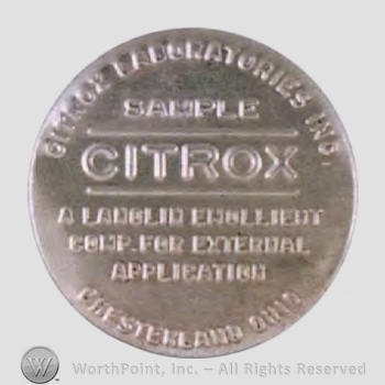 Mark with The text "CITROX LABORATORIES INC. | #865026