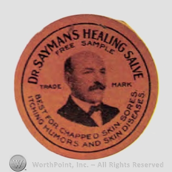 Mark with A man, a circle and the text "DR. | #865083