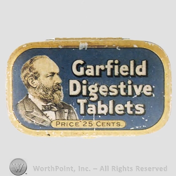 Mark with A man and the text "Garfield Digestive | #865114