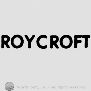 Mark with Bold and capital written: Roycroft | #86520