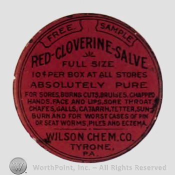 Mark with The text "RED-CLOVERINE-SALVE, FULL | #865312