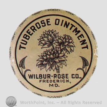 Mark with Three flowers and the text "TUBEROSE | #865396