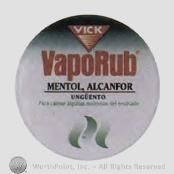 Mark with A triangle and the text "VICK VapoRub | #865407
