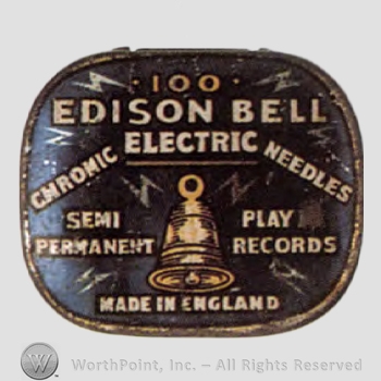 Mark with A bell and the text "100 EDISON BELL | #865450