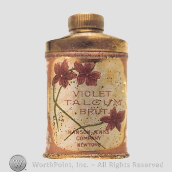 Mark with The text "VIOLET TALCUM BRUT HANSON | #865548