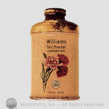 Mark with The text "Williams' Talc Powder | #865567