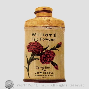 Mark with The text "Williams' Talc Powder | #865569