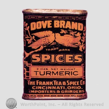 Mark with The text "DOVE BRAND SPICES TURMERIC | #865643