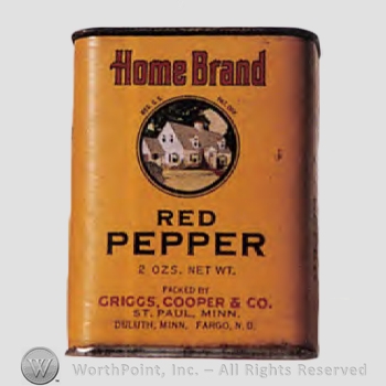 Mark with The text "Home Brand RED PEPPER PACKED | #865687