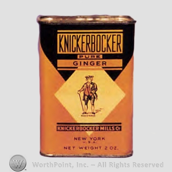 Mark with The text "KNICKERBOCKER PURE GINGER | #865701