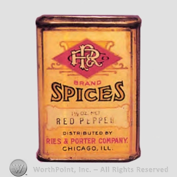 Mark with The text "BRAND SPICES RED PEPPER | #865753