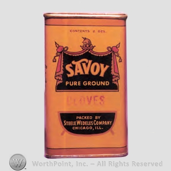 Mark with The text "SAVOY PURE GROUND CLOVES | #865767