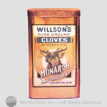 Mark with The text "WILLSON'S PURE GROUND CLOVES | #865803