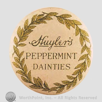 Mark with The text "Huyler's PEPPERMINT DAINTIES" | #865819