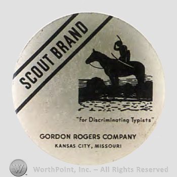 Mark with The text "SCOUT BRAND GORDON ROGERS | #865966