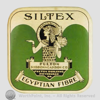 Mark with The text "SILTEX FULTON RIBBON & CARBON | #865968