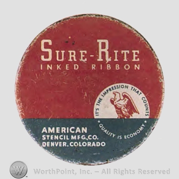 Mark with The text "SURE-RITE INKED RIBBON IT'S | #865976