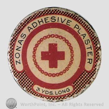 Mark with The text "ZONAS ADHESIVE PLASTER 3 YDS | #866024