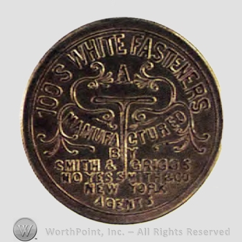 Mark with The text "100 S WHITE FASTENERS | #866146