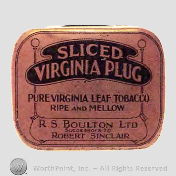 Mark with The text "SLICED VIRGINIA PLUG PURE | #866148