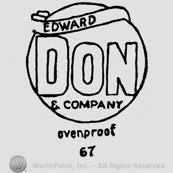 Mark with Edward: written on a ribbon. Don & | #86615