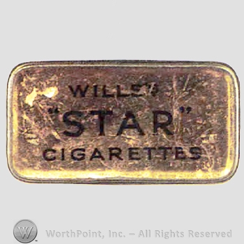 Mark with The text "WILLS'S STAR CIGARETTES". | #866150