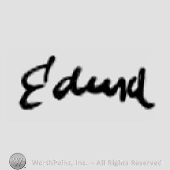 Mark with Signature: Edward | #867873