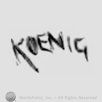 Mark with Signature: Carl F. Koenig | #867907
