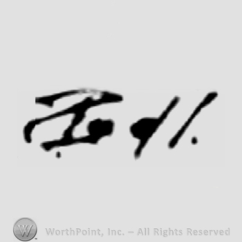 Mark with Signature: Otto Podlaha | #867936