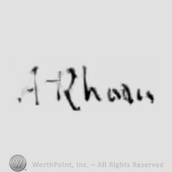 Mark with Signature: Arnold Rhodes | #867942