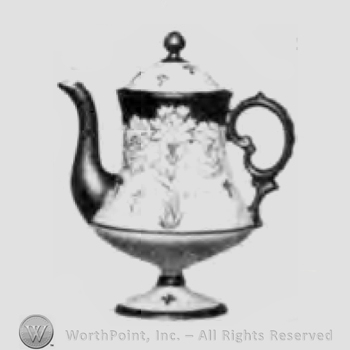 Mark with Handpainted tea pot. | #868076