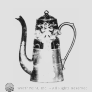 Mark with Handpainted coffee pot. | #868121