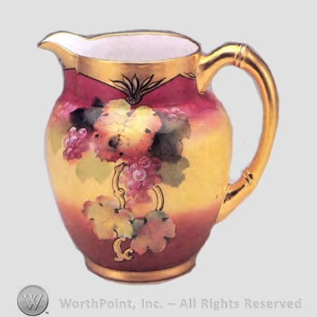 Mark with China Pattern: Grape cluster on yellow | #868309