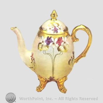 Mark with China Pattern: HESSLER VIOLET BOUQUET; | #868316