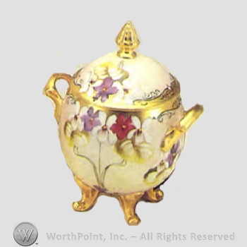 Mark with China Pattern: HESSLER VIOLET BOUQUET; | #868317