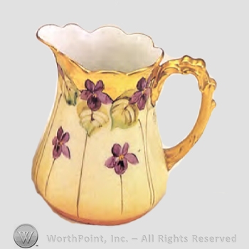 Mark with China Pattern: Violet with two leaves | #868450