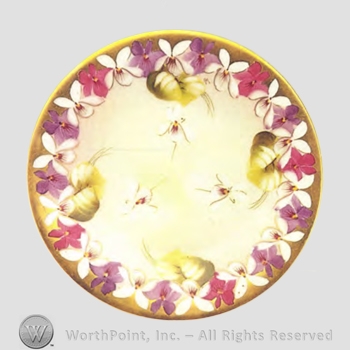 Mark with China Pattern: HESSLER VIOLET BOUQUET; | #868451