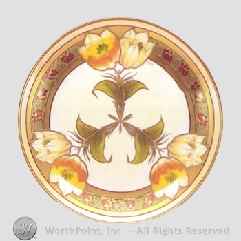 Mark with China Pattern: TULIP IN LUSTRE; Plate. | #868520