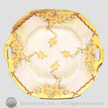 Mark with China Pattern: TRUMPET FLOWERS AND | #868527