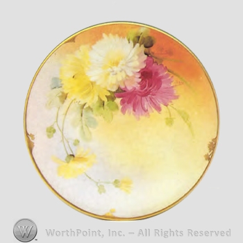 Mark with China Pattern: Red, yellow, and white | #868565