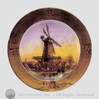 Mark with China Pattern: DUTCH WINDMILL; Plate. | #868627