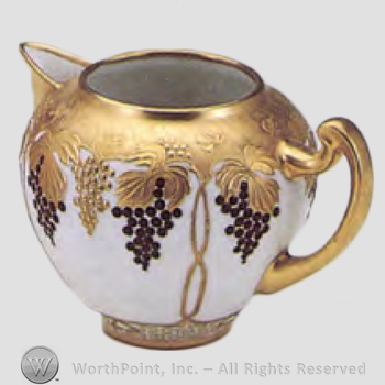 Mark with China Pattern: ENAMEL GRAPES AND | #868644